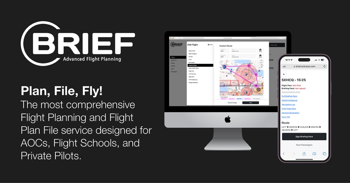 BRIEF by AviTracer.com - Flight Planning and Flight Plan Filing ...